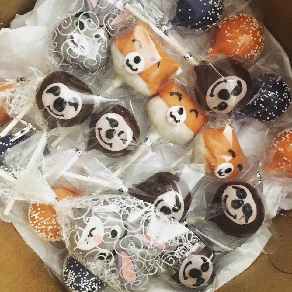 Zootopia themed cake pops | Hidden Gem Cakes