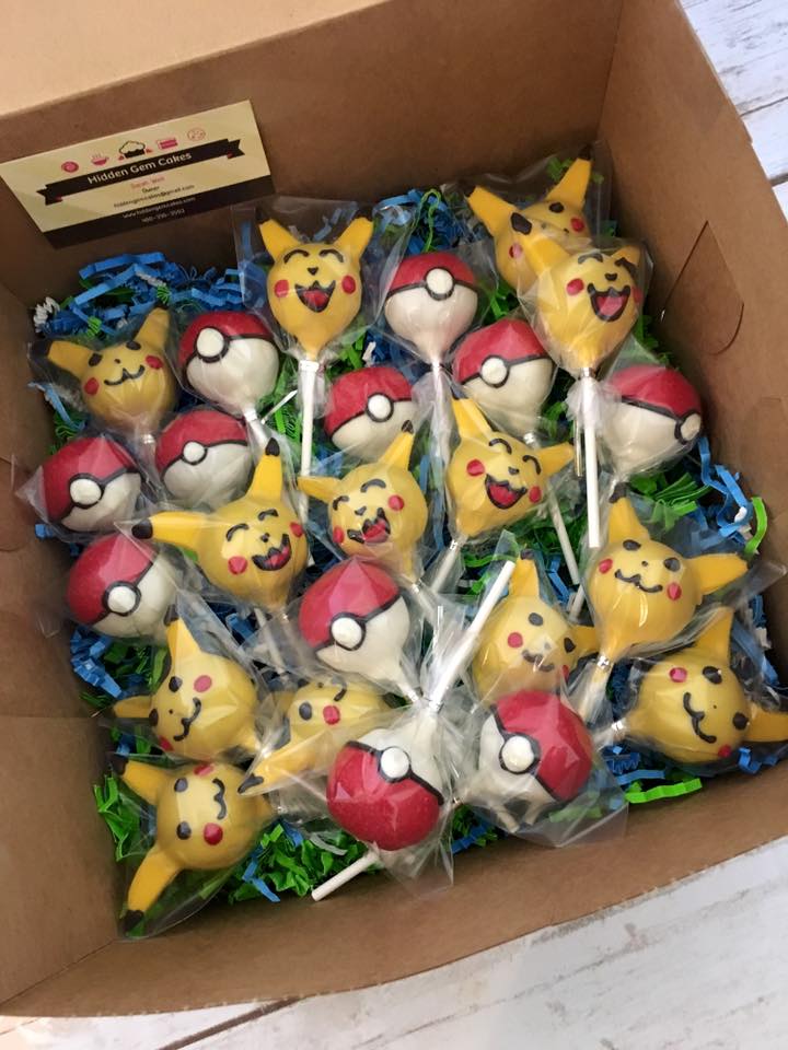 Fun little Pokemon cake & Pokemon cake pops from this weekend | Hidden ...